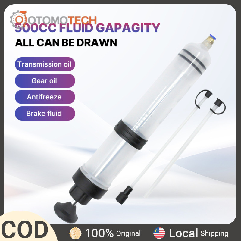 500cc Fuel Oil Extractor Manual Suction Pump Universal Extraction Car ...