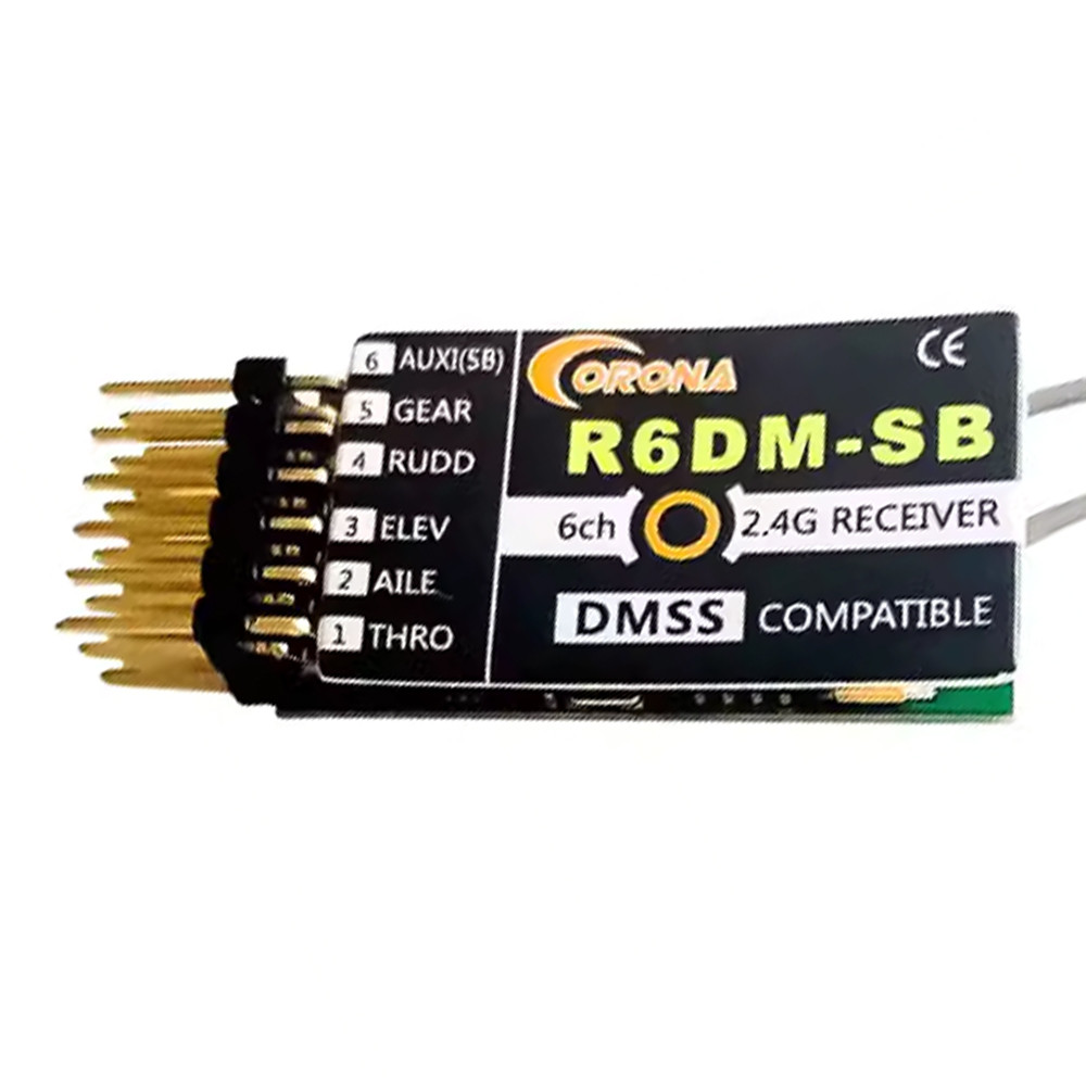 CORONA 2.4GHZ R6DM Receiver Compatible JR DMSS XG6 XG7 XG8 X | Shopee ...