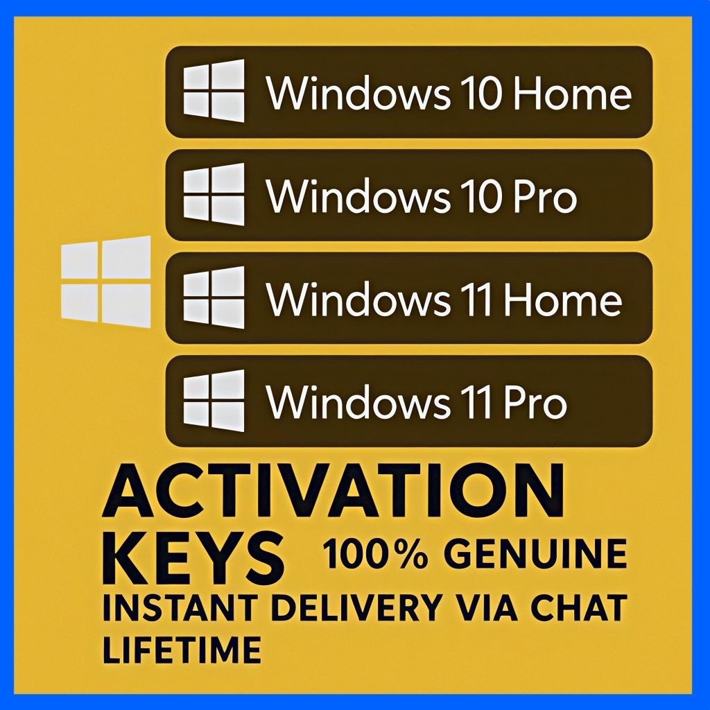 Windows 10/11 Pro Home Retail License | Genuine Lifetime Activation Key ...