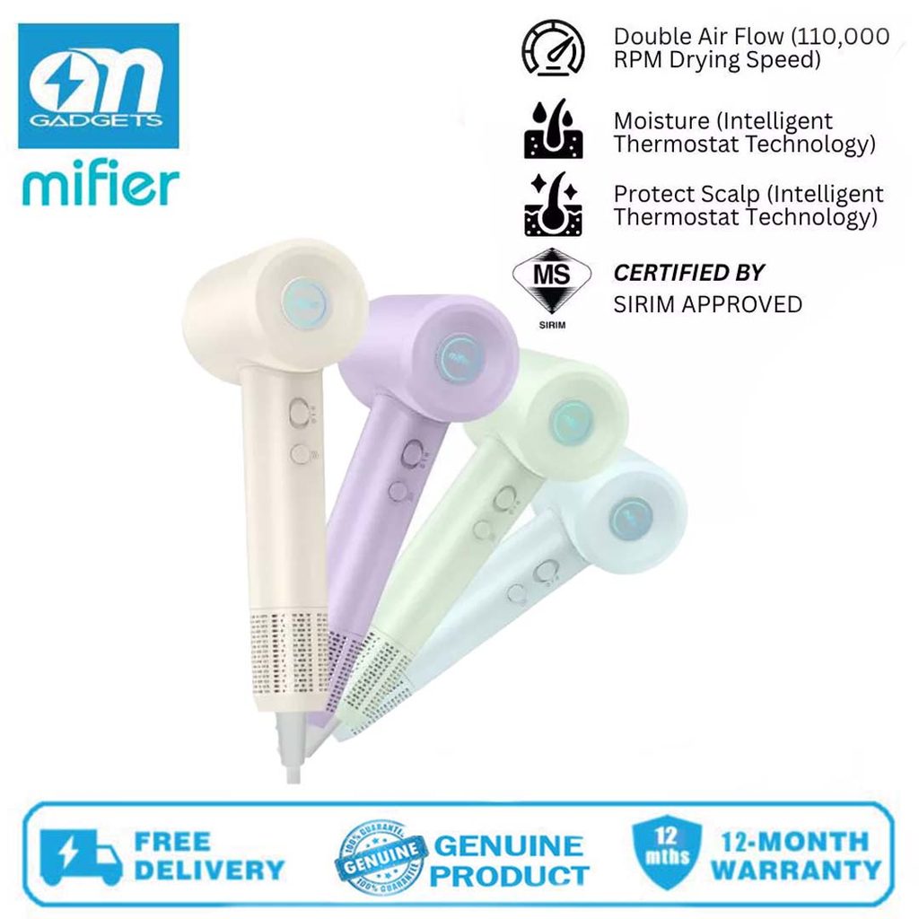 Mifier HD01 Lite High Speed Hair Dryer Mini Blower Straightener Hair ...