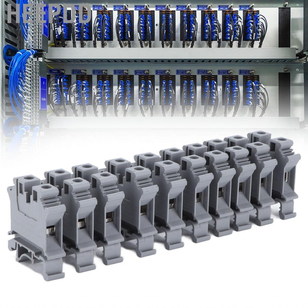 HEEPDD Screw Type Terminal Block UK?10N Combination Terminals Insulated ...