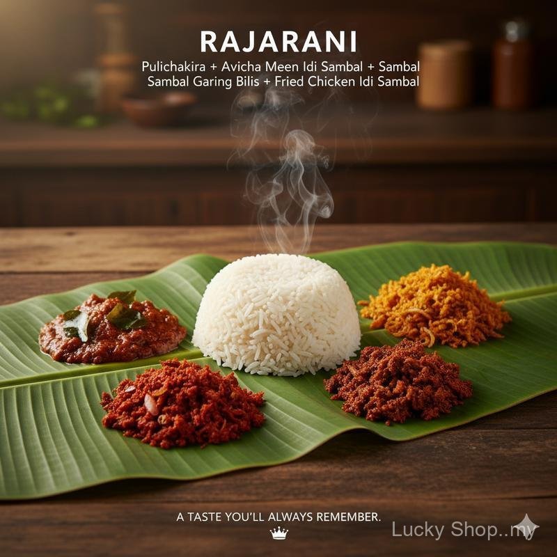 RAJA RANI,PULICHAKIRA,AVICHA MEEN IDI SAMBAL,SAMBAL GARING IKAN BILIS ...