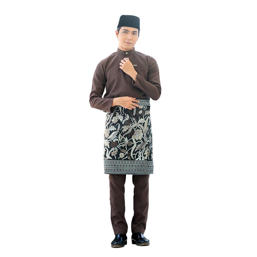 Daniel Baju Melayu - Dark Brown By Zefiks | Shopee Malaysia