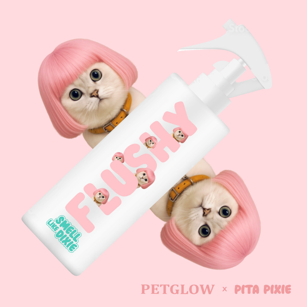 Flushy Pet Odor Remover Spray Food Grade by Petglow x Pita Pixie ...