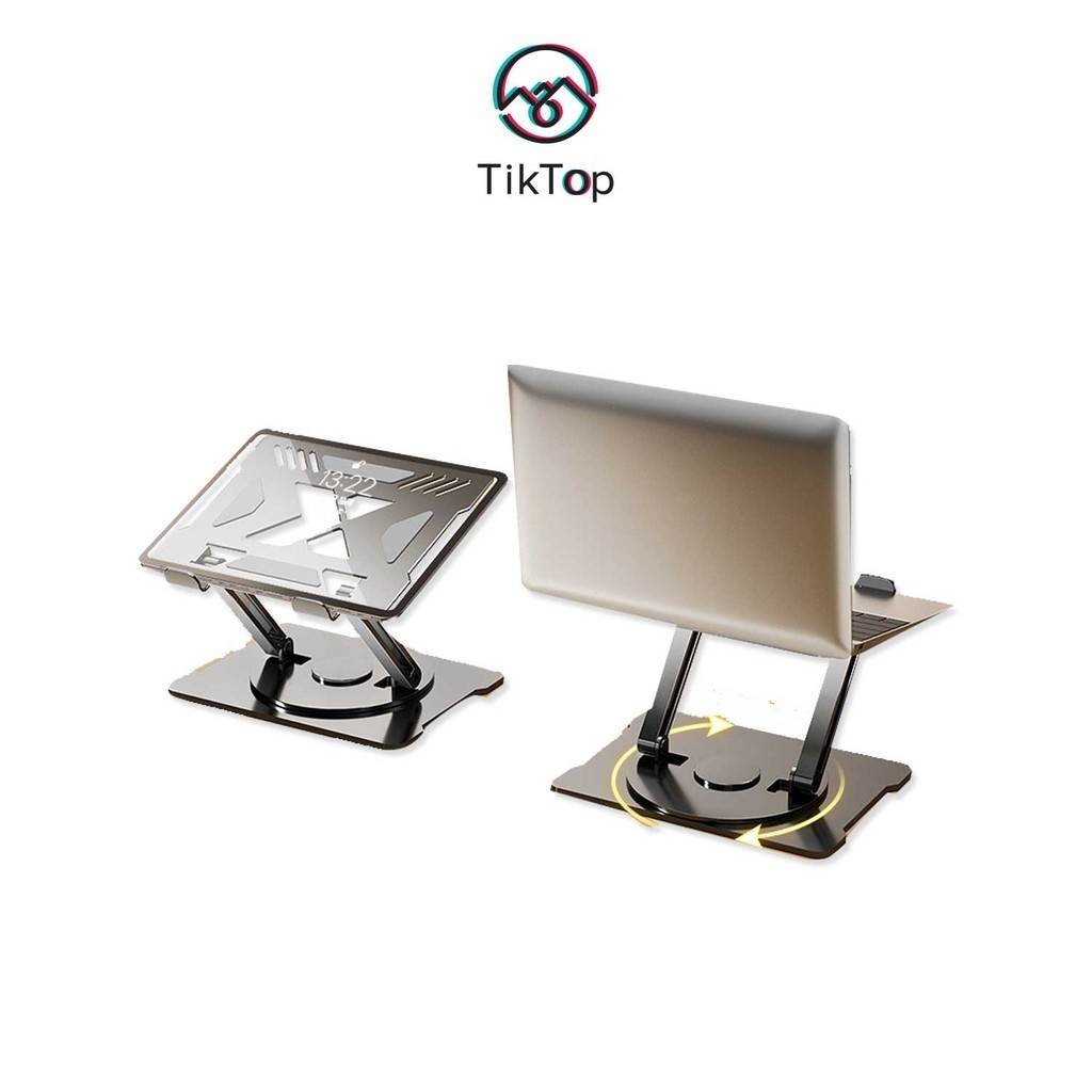 Tiktop 360° Rotation Laptop Stand Laptop Holder Non Slip Foldable ...