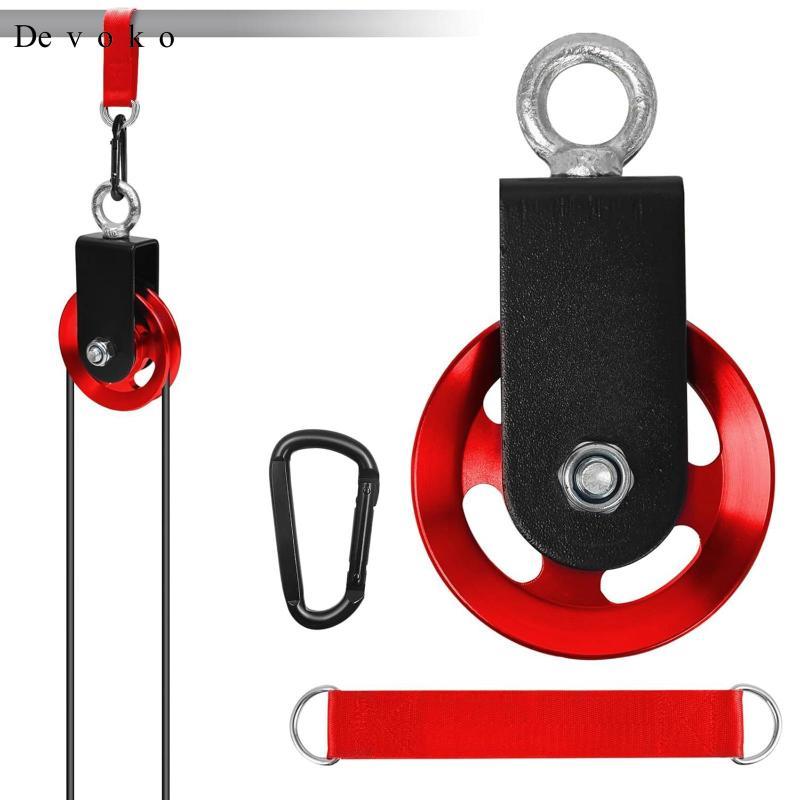 [Devoko] DIY Cable Pulley Attachment Pulley System Heavy Duty Silent ...