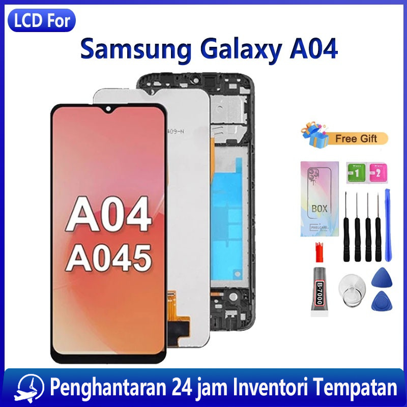 ORIGINAL LCD Untuk Samsung Galaxy A04 SM-A045F, SM-A045F/DS, SM-A045M ...
