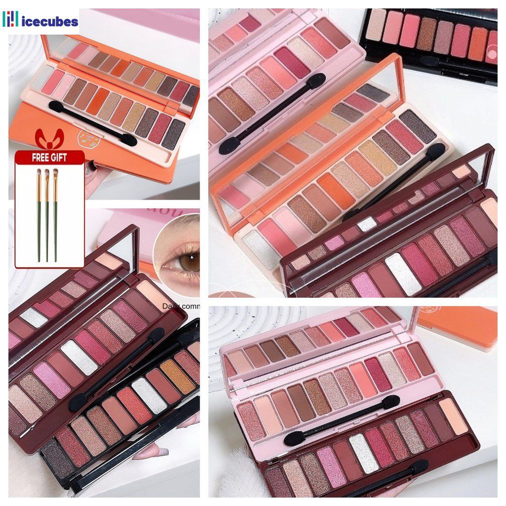 【free Gift】lameila 12-color Eyeshadow Palette Milk Tea Palette Pumpkin ...