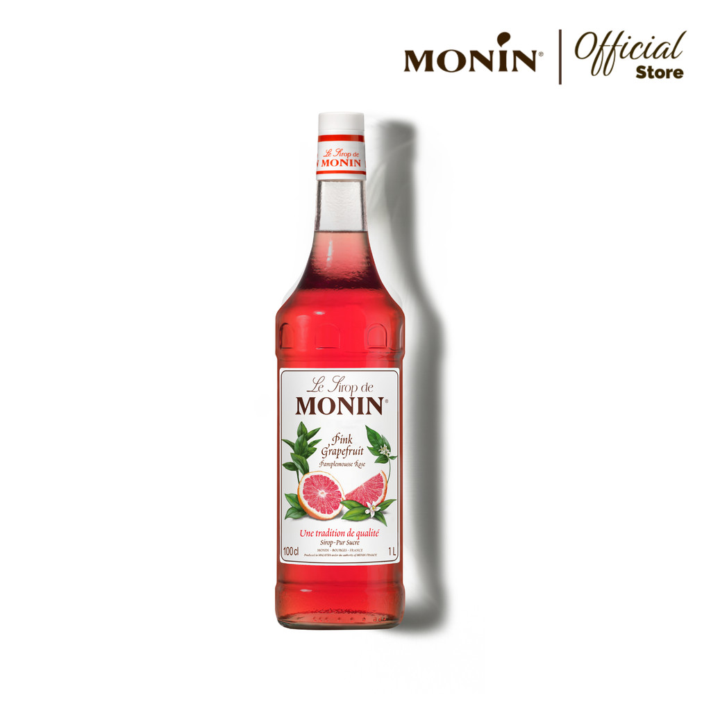 MONIN Glass Premium Syrup Pink Grapefruit (1L) | Shopee Malaysia