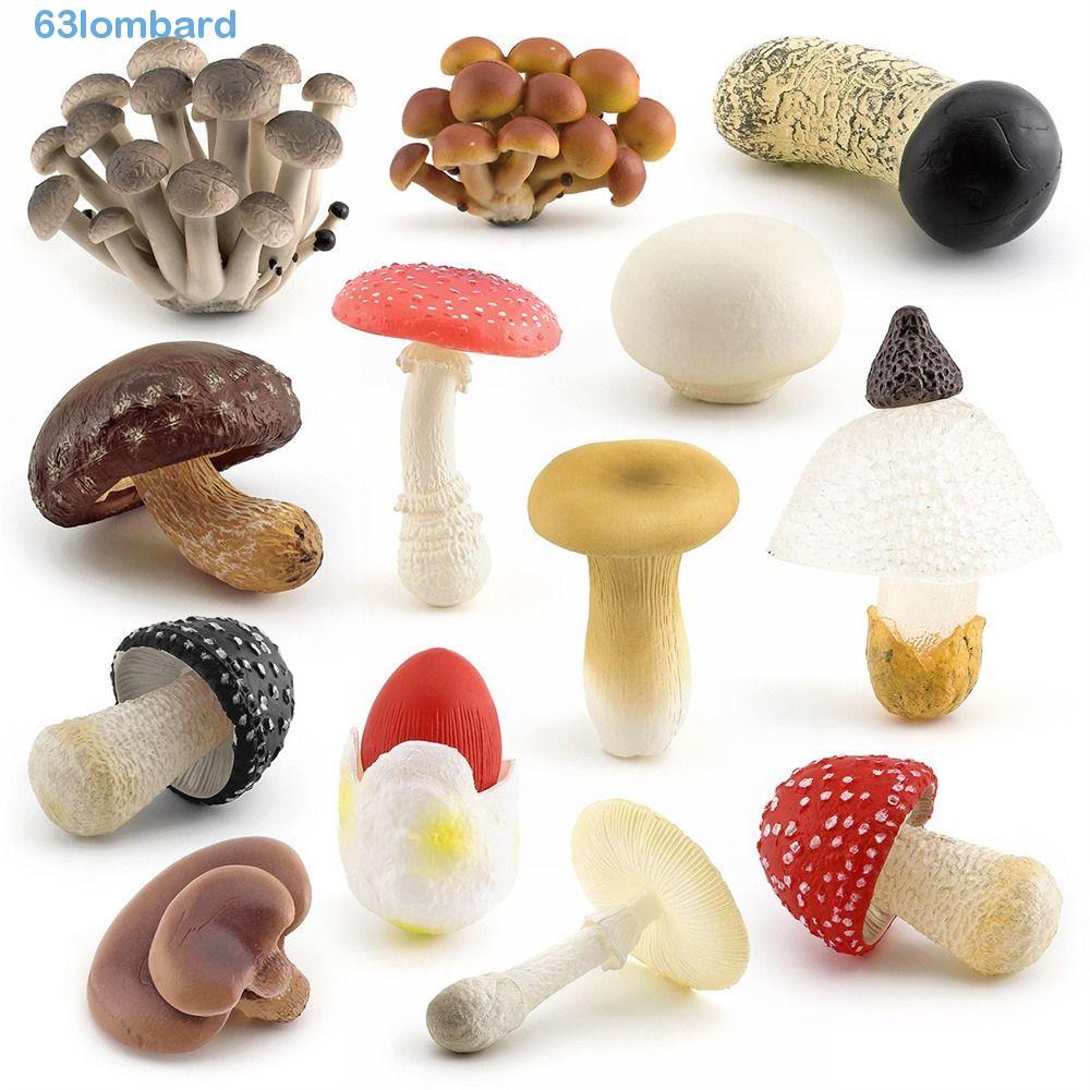 LOMBARD Fungus Figurines, Vegetable Model Matsutake Oyste Simulation ...