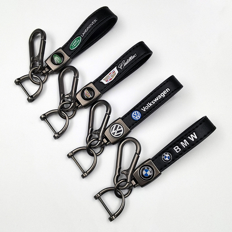 Car Keychain Car Logo Keychain Pendant Sheepskin High-end Men's ...