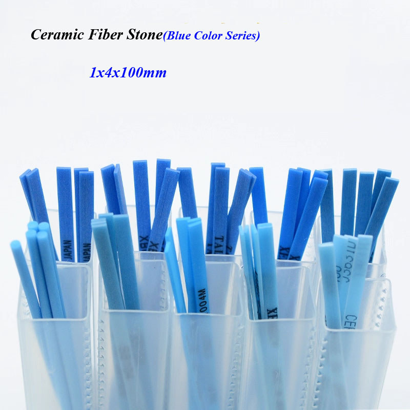 5PCS PACK blue color series ceramic fiber stones 1x4x100mm XEBEC ...