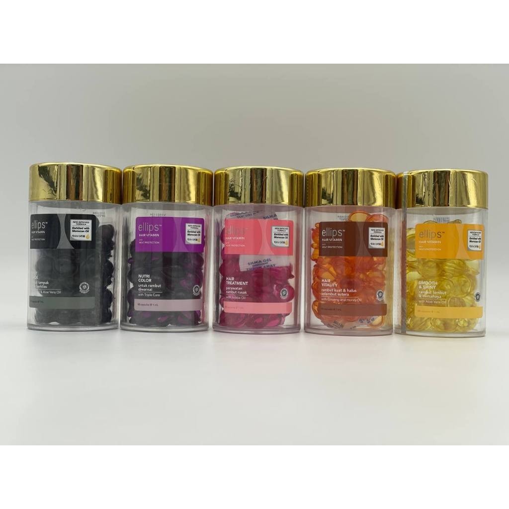 ELLIPS HAIR VITAMIN (1BOTOL ISI 50 SOFTGEL) | Shopee Malaysia