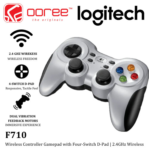 LOGITECH F710 WIRELESS CONTROLLER GAMEPAD WITH FOUR-SWITCH D-PAD / 2 ...