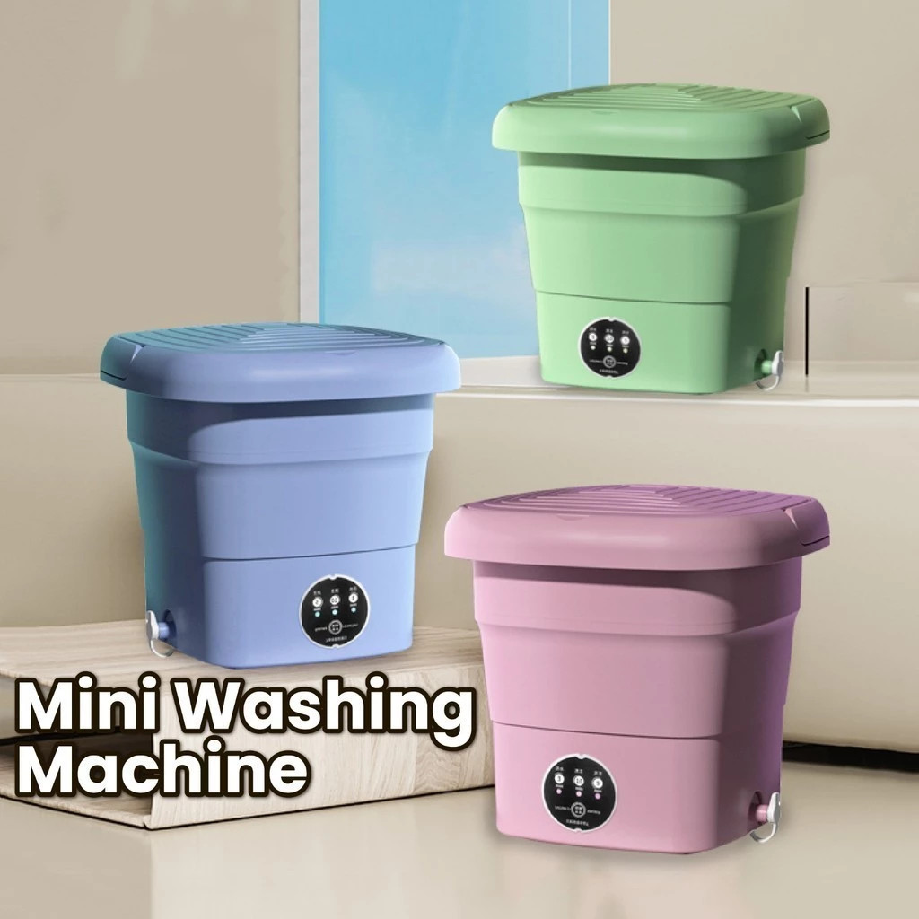 Mesin Basuh 13L Mini Washing Machine with Dryer Portable Washing ...