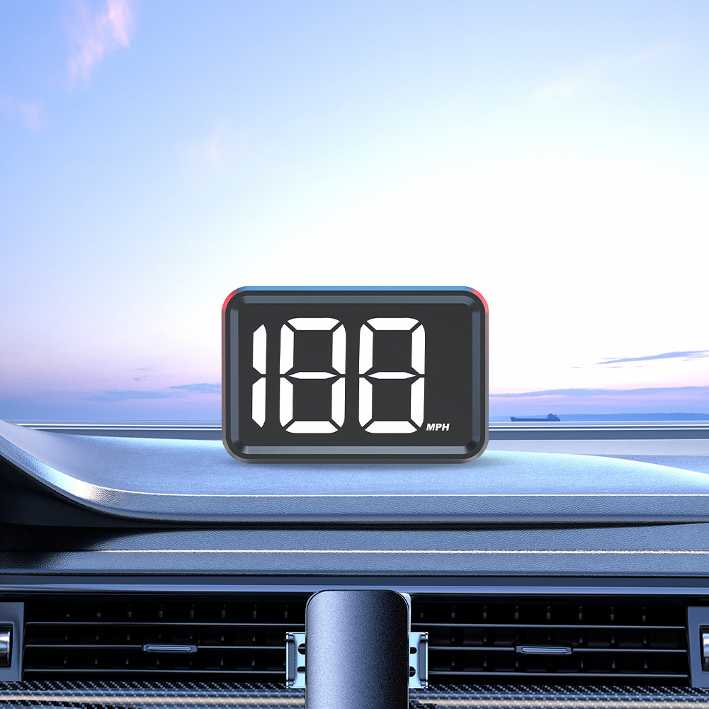 [Fast Arrival] GPS KMH MPH HUD Speed Meter Head Up Display Digital ...