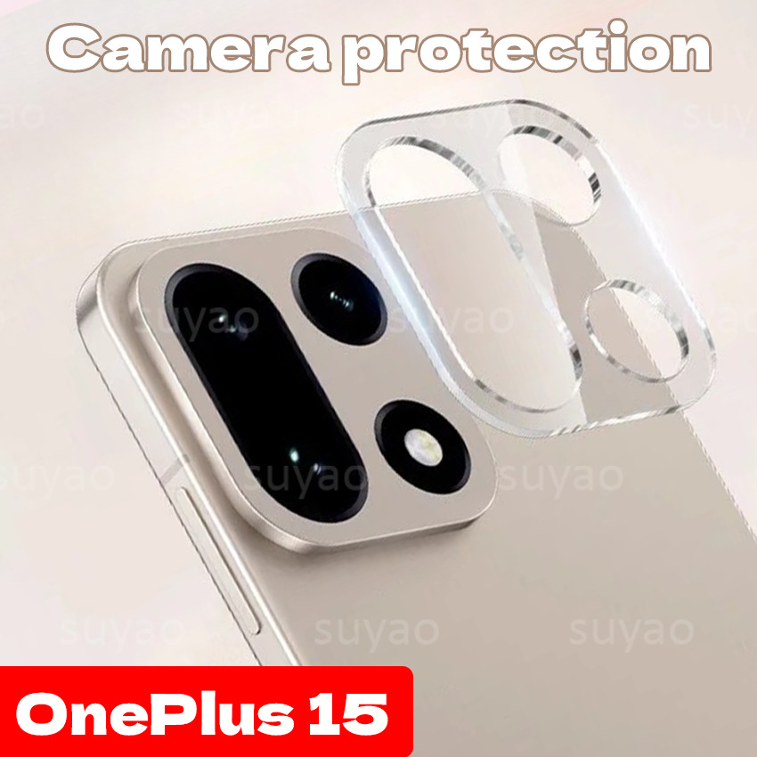 For OnePlus 15 5G 2025 Phone Lens Film Tempered Glass Camera 3D ...