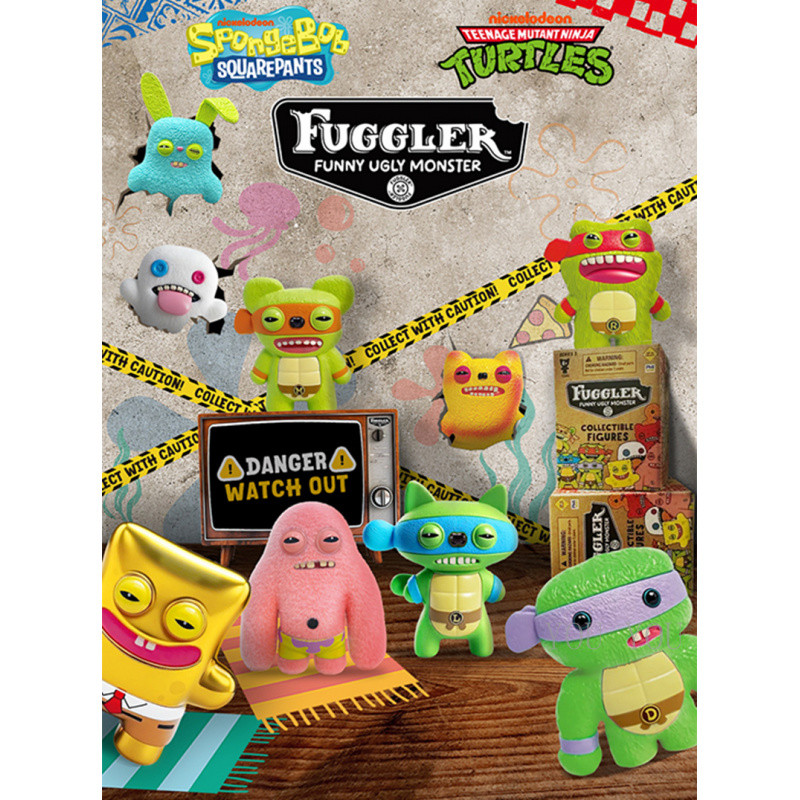 Fuggler Authentic 2nd Gen Blind Box Keychain SpongeBob Teenage Mutant ...