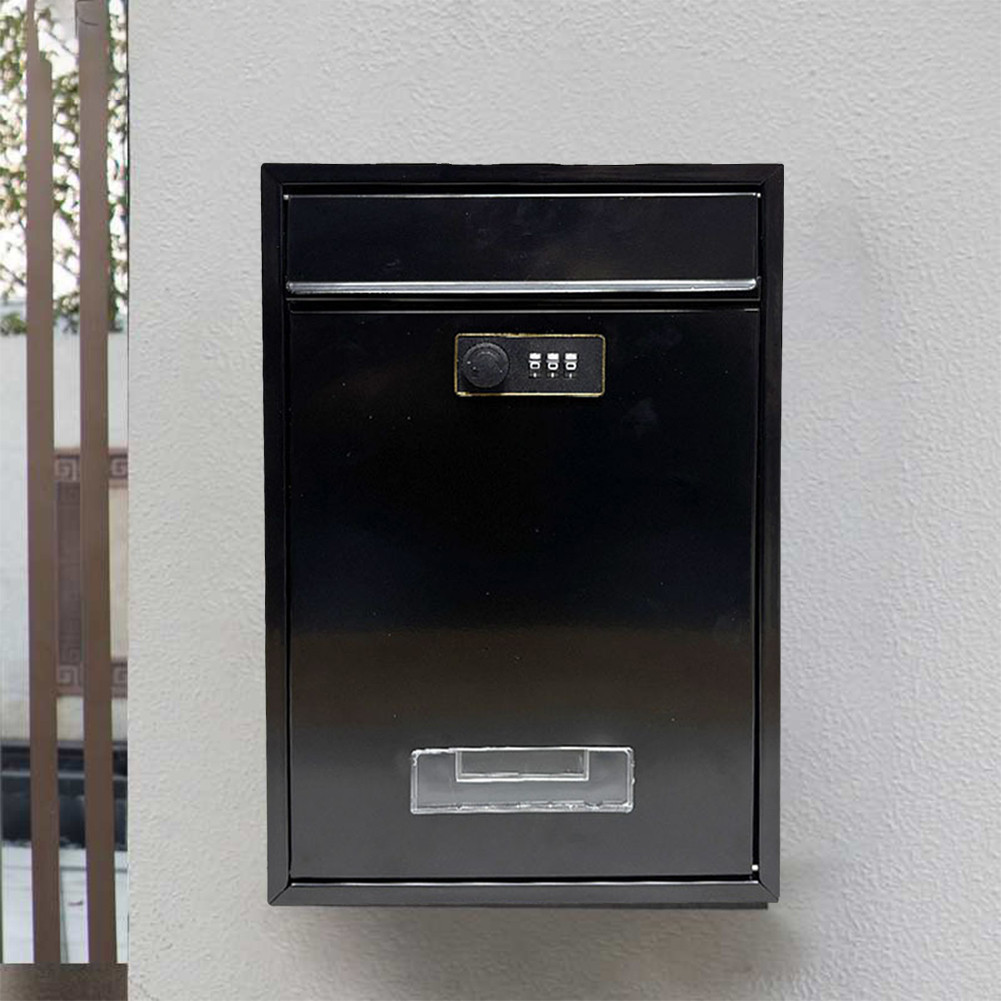 Hanging Secured Postbox Wall Mounted Stainless Steel Mailbox for After ...