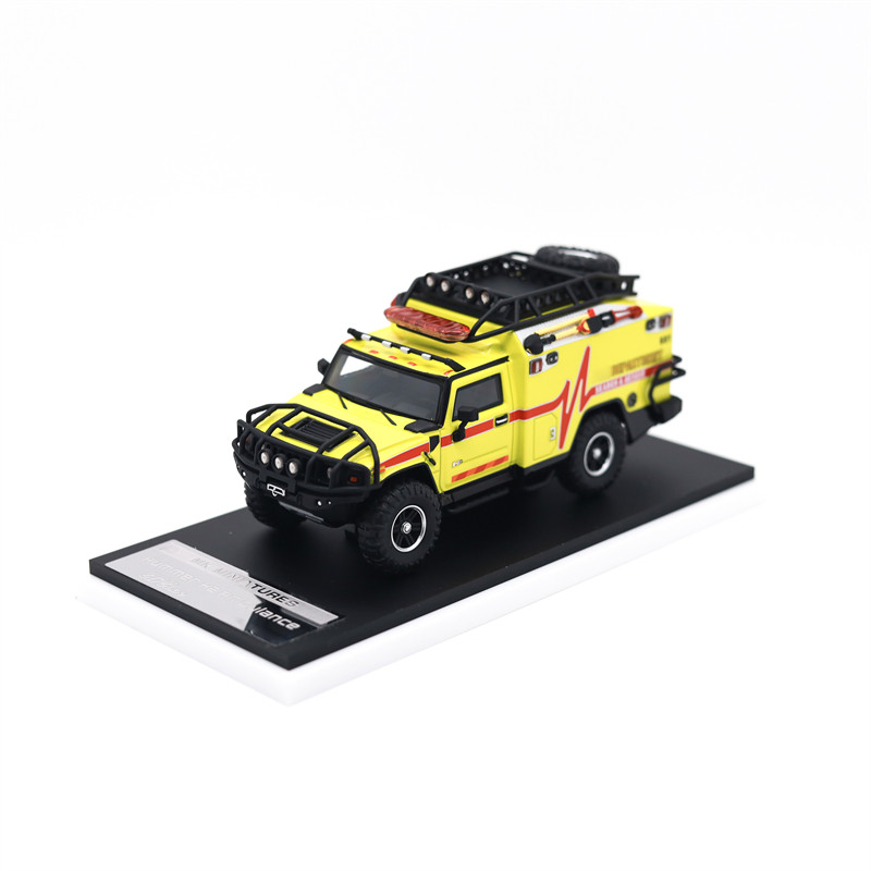 MK Miniatures 1:64 H2 Ambulance APA xpo 2025 Diecast Model Car | Shopee ...