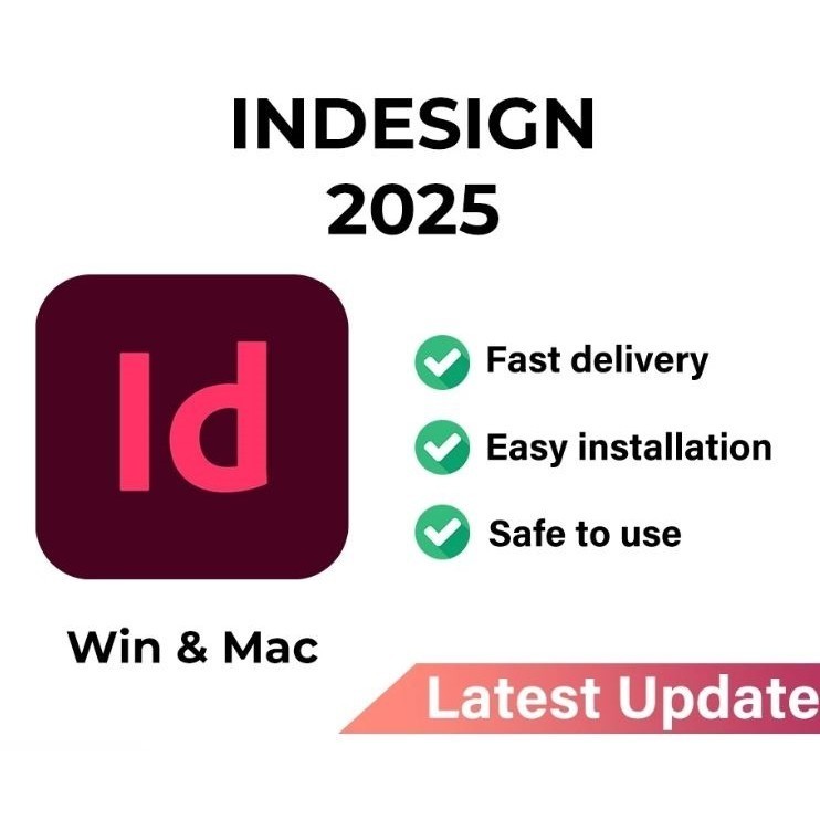 Adobe Indesign 2025 Latest Window & macOS | Shopee Malaysia