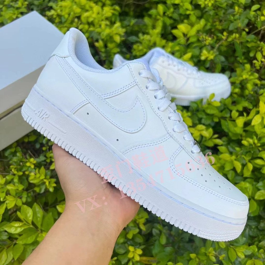 Nike AF1 Low ' 07 Air Force No. 1 Classic Pure White Low-Top Retro ...