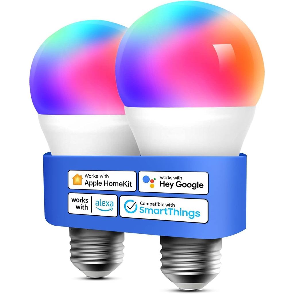 Mentol Lampu LED Pintar meross, Mentol LED WiFi Pintar Serasi dengan ...