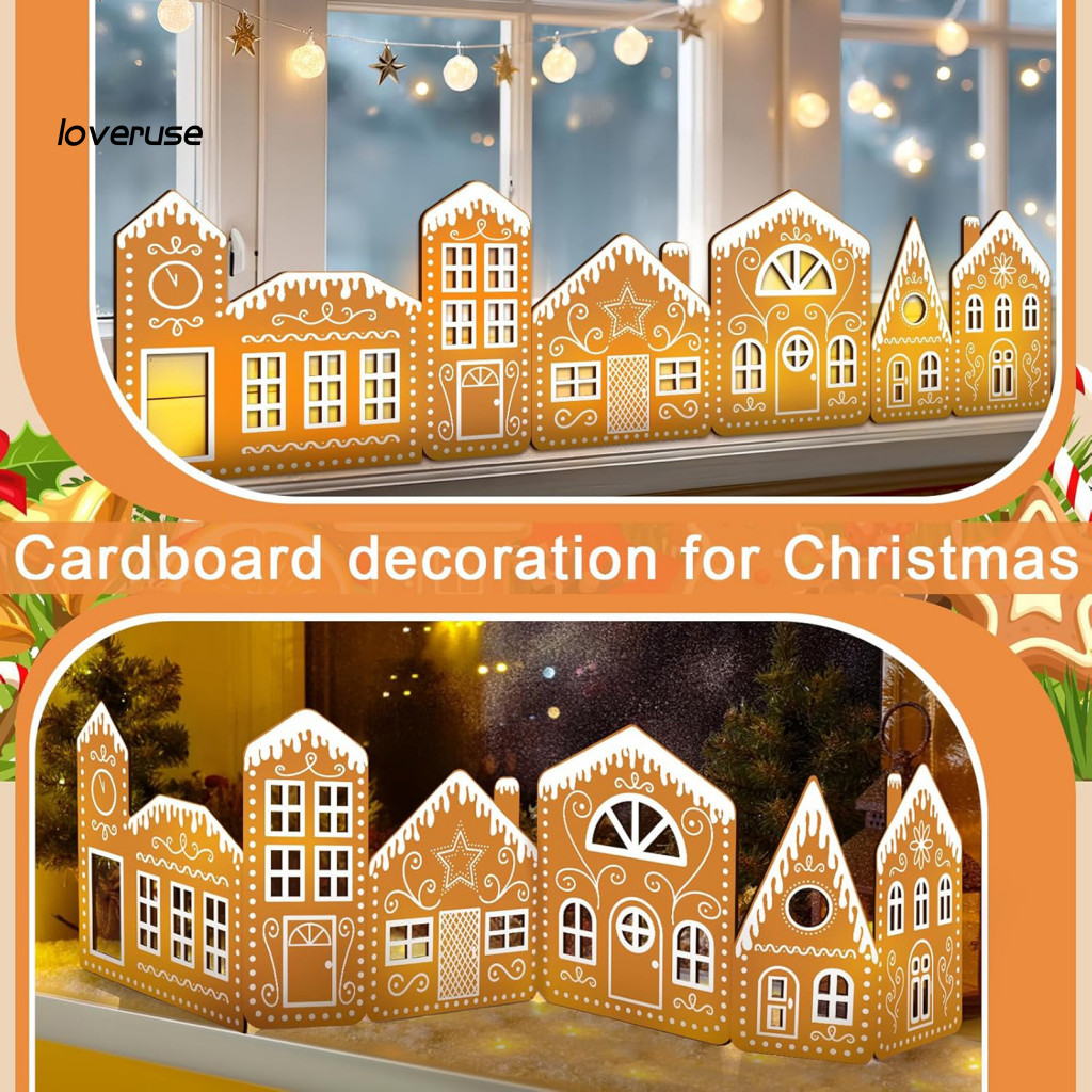/LO/ Christmas Window Display String Lights Decoration Festive ...