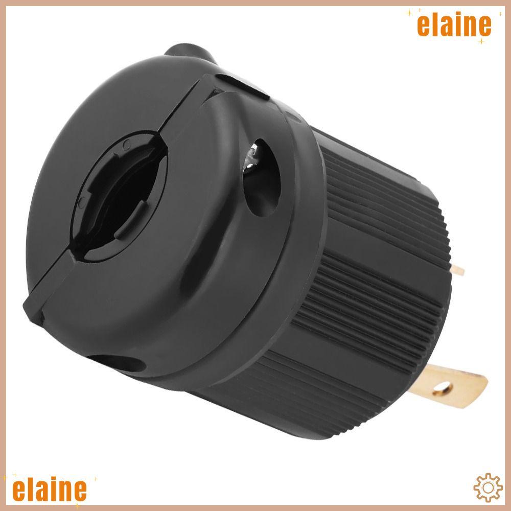 ELAINE Twist Lock Electrical Plug, L5-30P Black Plug, Plug Adapter 3 ...