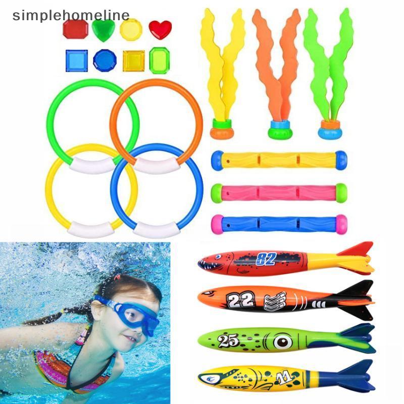 SLMY Kids Diving Game Toys Set Cartoon Underwater Diving Toys Diving ...