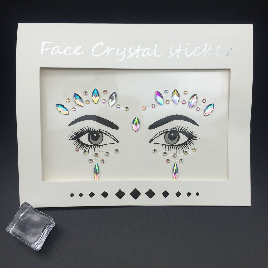 Forehead Acrylic Eco-friendly Resin Face Dress Up Accessories Music ...