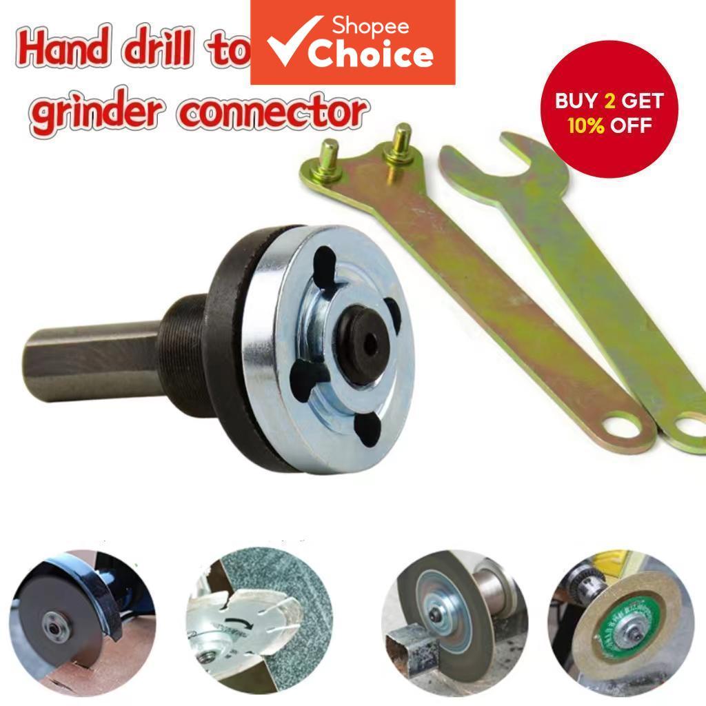 5-Piece Hand Drill to Angle Grinder Conversion Kit, Grinding and ...