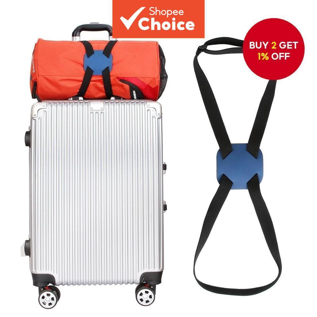 Luggage Tie-Down Strap - Cross Elastic Fastener Belt Tali Pengikat ...