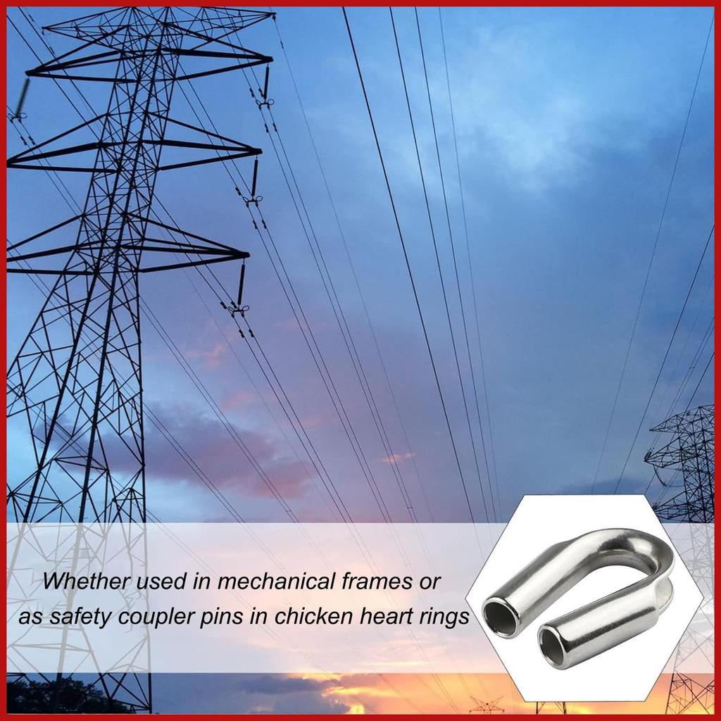 Rope Thimble Stainless Steel Rope Thimble Safety Thimble for Wire Rope ...
