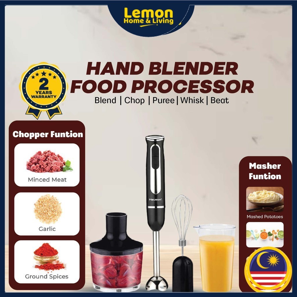 🍋 Hauson 4 in 1 Multifunction Handheld Blender Pengisar Serbaguna Viral ...