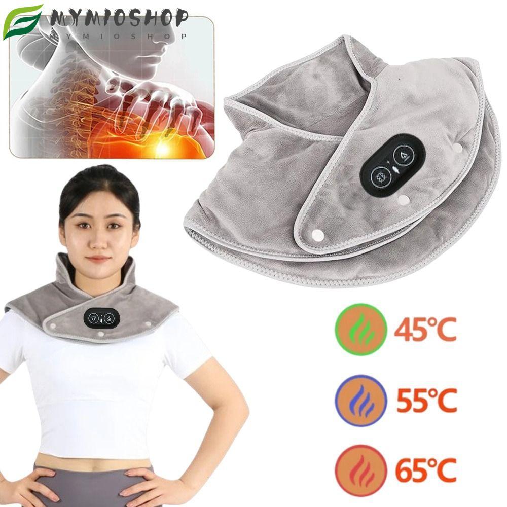 MIOSHOP Electric Heating Shoulder Neck Pad, 3 Heat Level Fast Heating ...