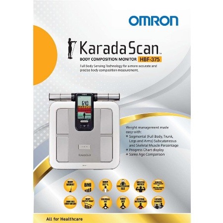 PROMOTION! Original Omron Karada Scan Body Composition Monitor (HBF-375 ...