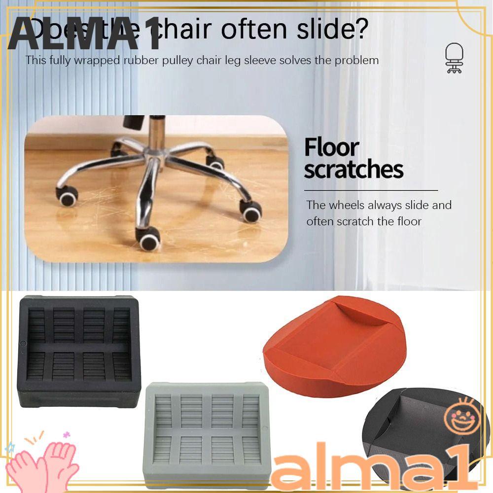 ALMA Chair Wheel Stopper, Wheel Holder Universal Furniture Caster Cups ...