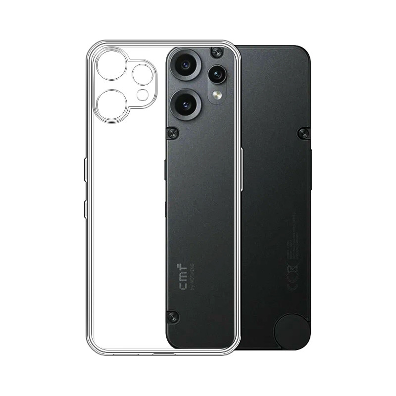 For Nothing CMF Phone 2 Pro Slim Crystal Clear Transparent Soft TPU ...