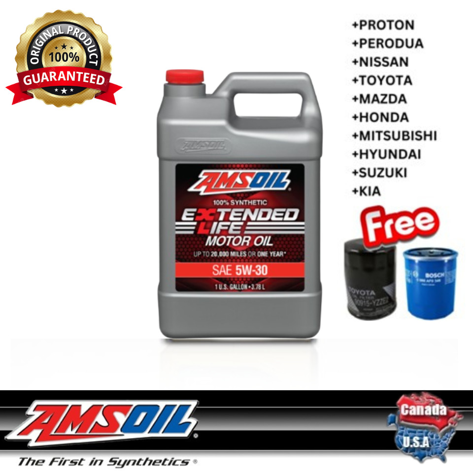 AS-4-XLF-1G (𝐌𝐀𝐃𝐄 𝐈𝐍 𝐔𝐒𝐀) Amsoil XL MOTOR OIL 5w30 Synthetic (gallon ...