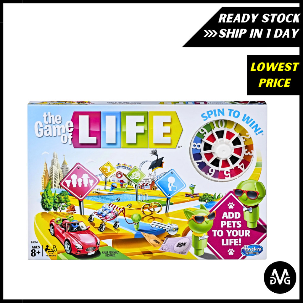 The Game Of Life Adventure Family Party Board Game Interaction Fun Card ...