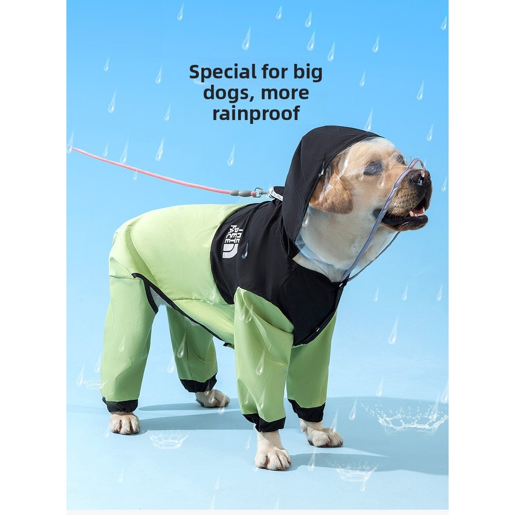 3-8XL Big dog clothes, Dog raincoats, waterproof raincoat medium and ...
