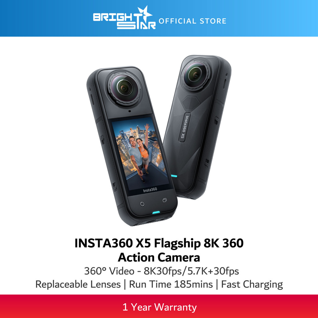 INSTA360 X5 Flagship 8K 360 Action Camera | Shopee Malaysia