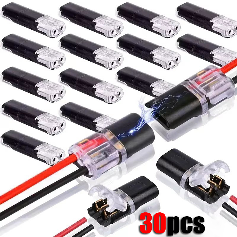 10/20/30Pcs Double-Wire Plug-in Electrical Connector - Terminal Block ...