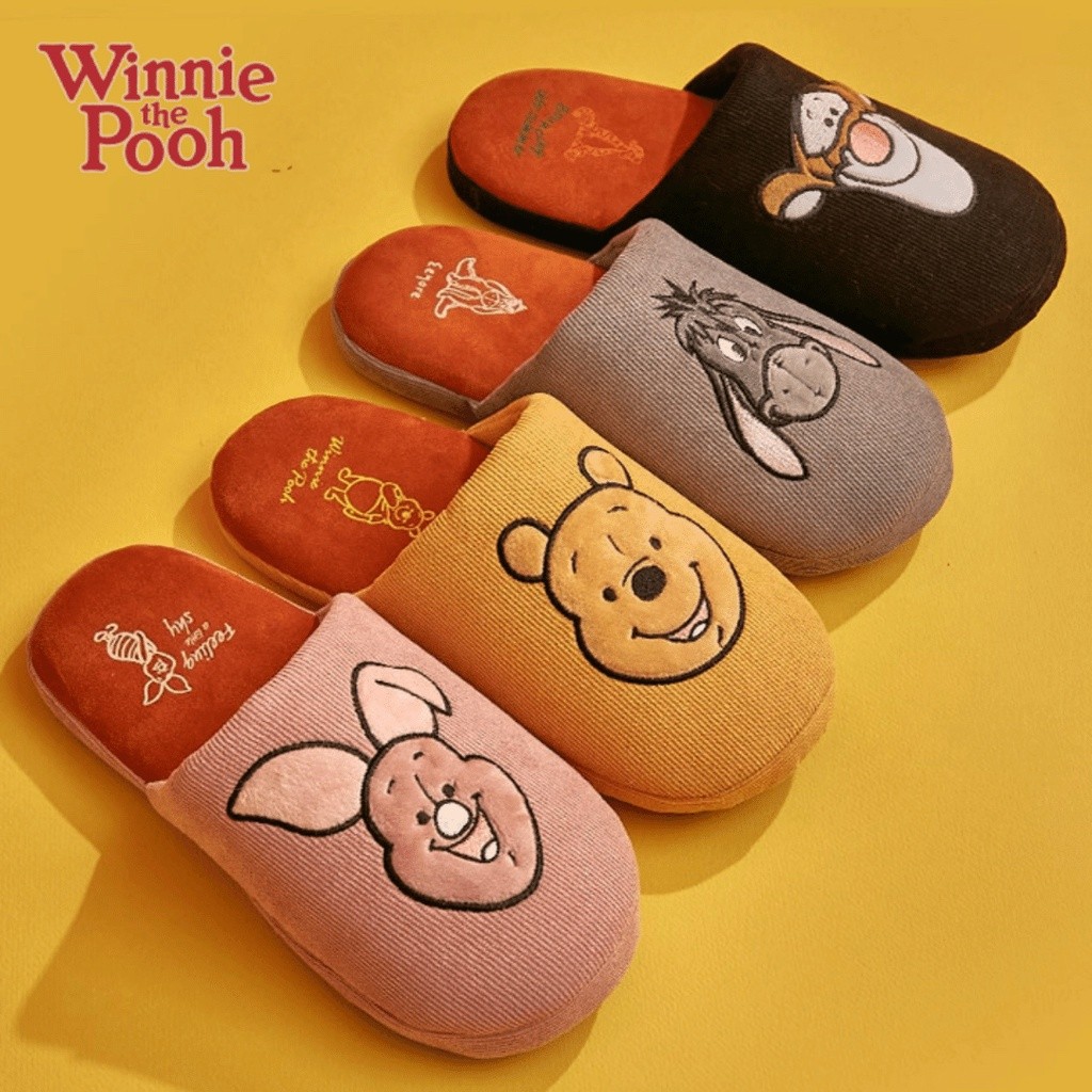 YB8 [Shoopen] Winnie The Pooh Room Shoes Bedroom Slippers 4 types ...