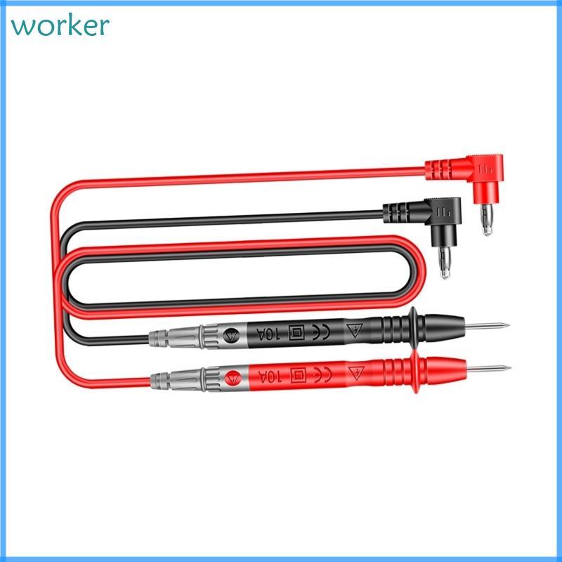 Wor* Test Leads Needle Pin Replacement Test Leads Multimeter Probe Wire ...