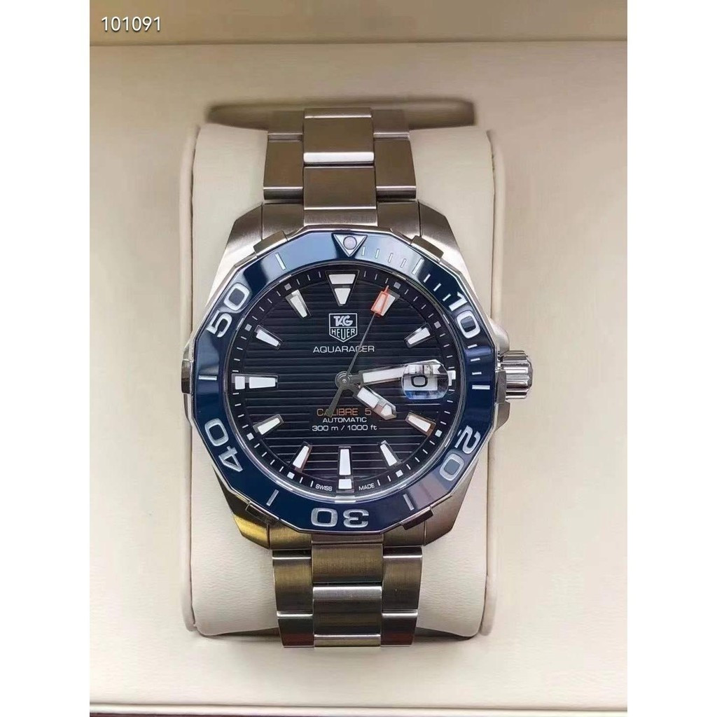 TAG Heuer TAG Heuer WAY201B.BA0927 Mechanical Men's Watch 43mm | Shopee ...