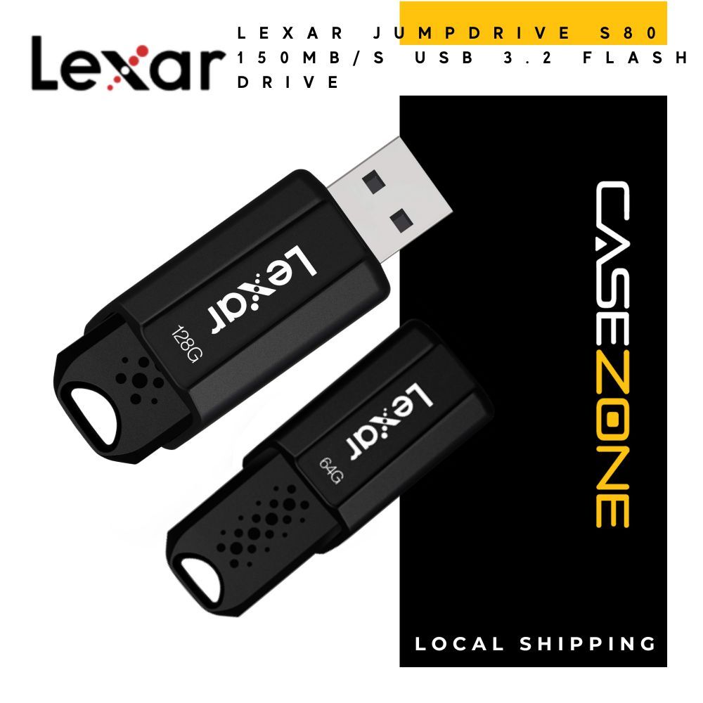 Lexar JumpDrive S80 64GB 128GB USB 3.2 Flash Drive | Shopee Malaysia