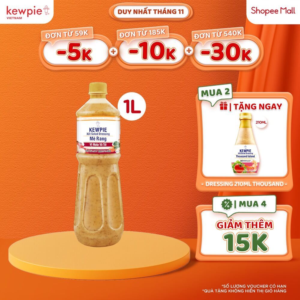 Roasted Sesame Salad Dressing with Mala Flavor & Garlic 1L | Shopee ...