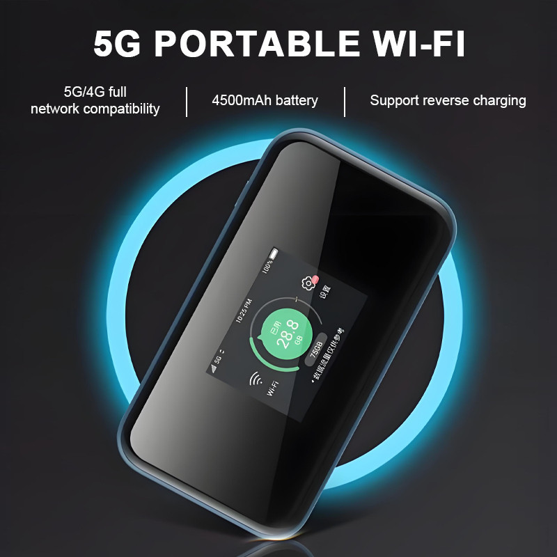 ZTE MU5002 MU5120 5G WiFi6 Portable CPE Wireless Router Gigabit Hotspot ...